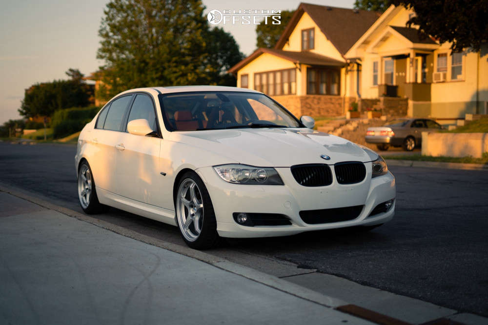 2011 BMW 328i XDrive with 18x9 41 Downforce LTW5 and 235/40R18 Michelin ...