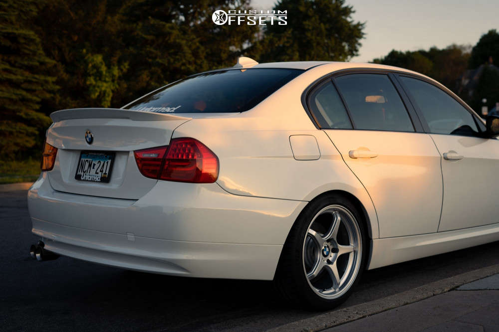 2011 BMW 328i XDrive with 18x9 41 Downforce LTW5 and 235/40R18 Michelin ...