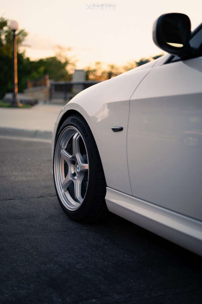 2011 BMW 328i XDrive with 18x9 41 Downforce LTW5 and 235/40R18 Michelin ...