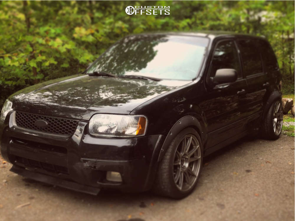 2002 Ford Escape with 18x9.5 10 Circuit Performance CP32S and 255/35R18 ...