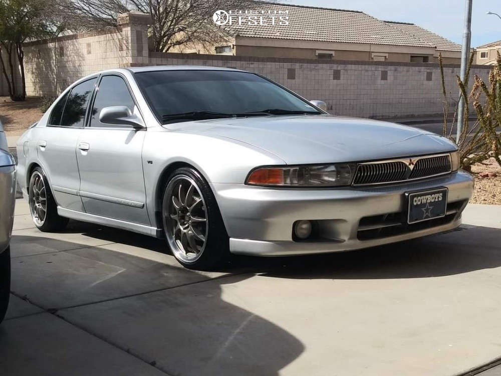 2000 Mitsubishi Galant with 18x7.5 40 Enkei Enkei92 and 225/35R18 ...