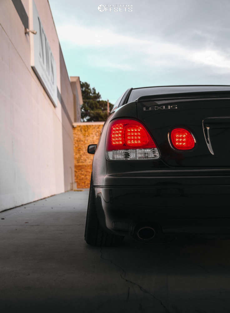 2003 Lexus GS300 with 19x9.5 15 Anovia Elder and 235/35R19 Crosswind A ...