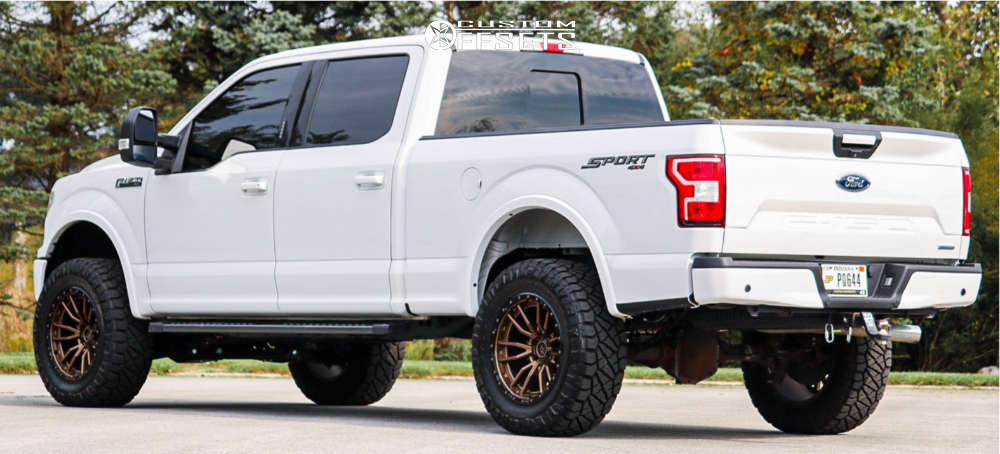 2018 Ford F-150 with 20x10 -18 Fuel Rebel and 35/12.5R20 Nitto Ridge ...