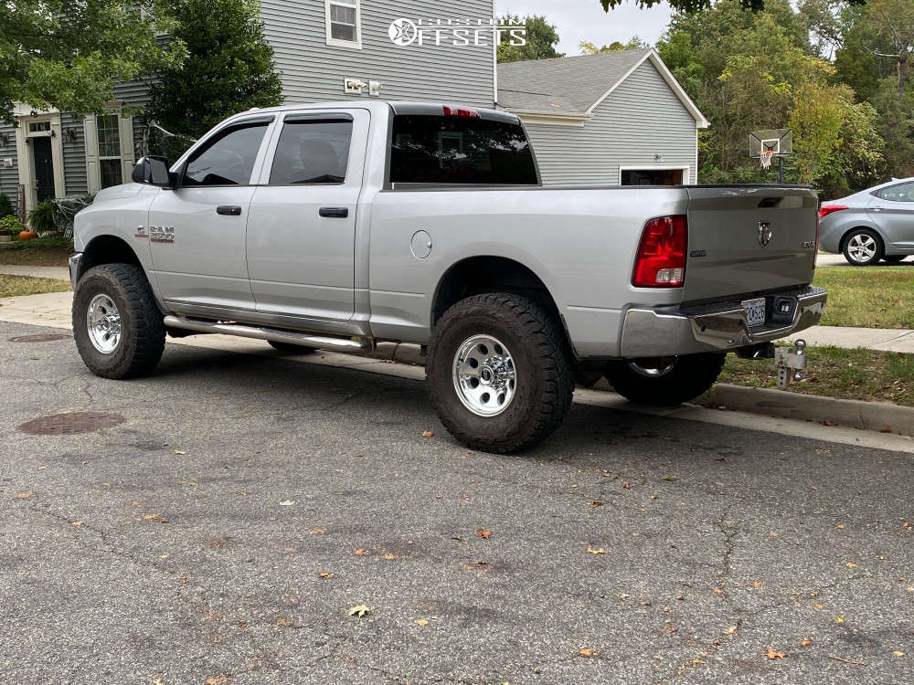 2014 Ram 2500 with 17x9 -12 American Racing Ar172 and 37/12.5R17 Toyo ...