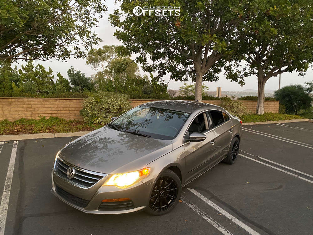 2012 Volkswagen CC with 17x8 38 Kraze Cosmos and 235/45R17 Delinte D7 ...