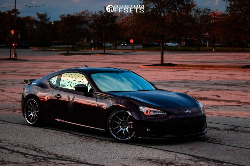 2020 Subaru BRZ with 18x9.5 35 Aodhan Ds02 and 225/35R18 Federal SS595 and Coilovers | Custom ...