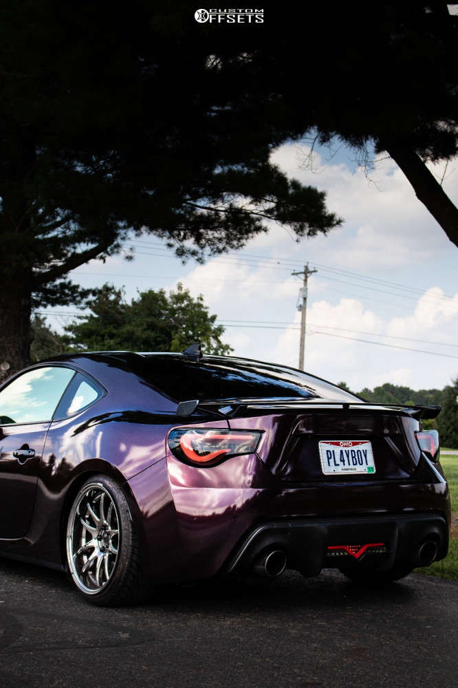2020 Subaru BRZ with 18x9.5 35 Aodhan Ds02 and 225/35R18 Federal SS595 and Coilovers | Custom ...