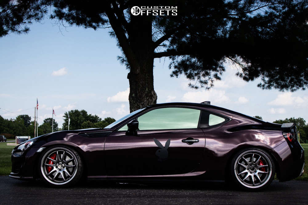 2020 Subaru BRZ with 18x9.5 35 Aodhan Ds02 and 225/35R18 Federal SS595 and Coilovers | Custom ...