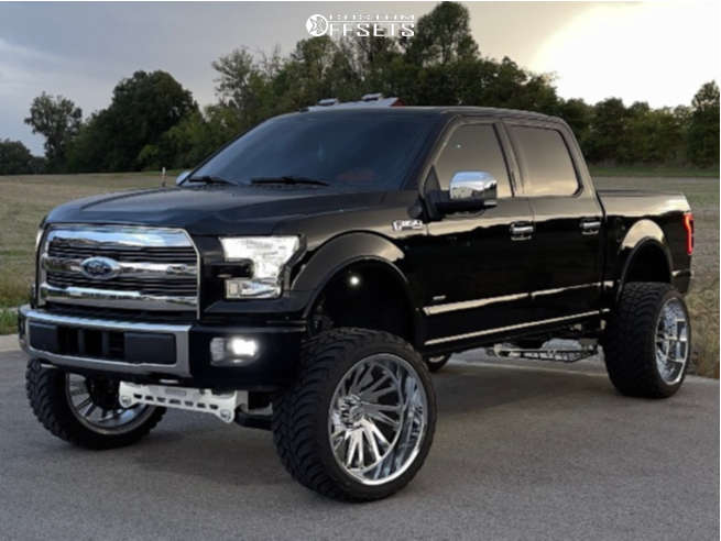 2017 Ford F-150 with 24x14 -72 Tuff T2a and 35/13.5R24 AMP Mud Terrain ...