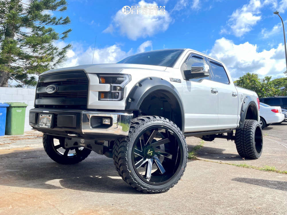 2015 Ford F-150 with 24x14 -81 ARKON OFF-ROAD Lincoln and 35/13.5R24 ...