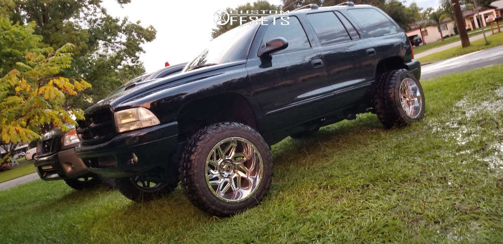 2001 Dodge Durango with 20x12 -57 Vision Spyder and 33/12.5R20 Federal ...