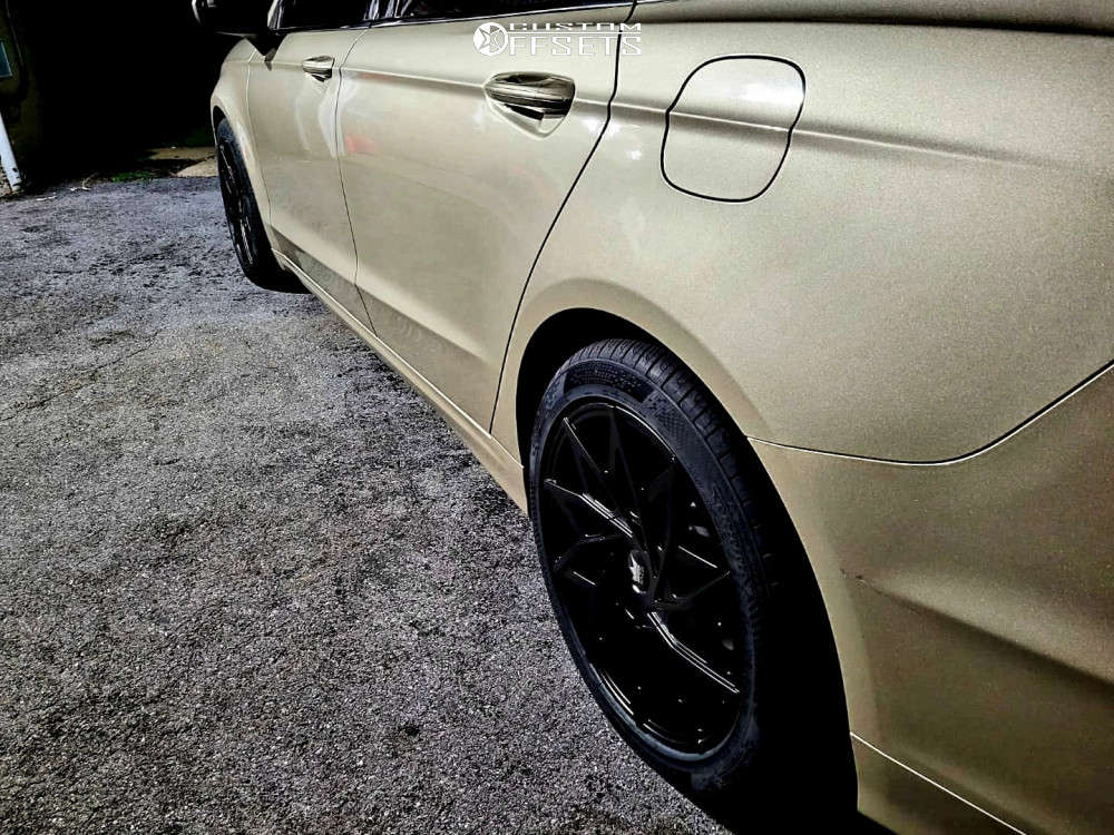 2017 Ford Fusion with 18x8 35 Mazzi Big Easy and 235/45R18 Vercelli ...