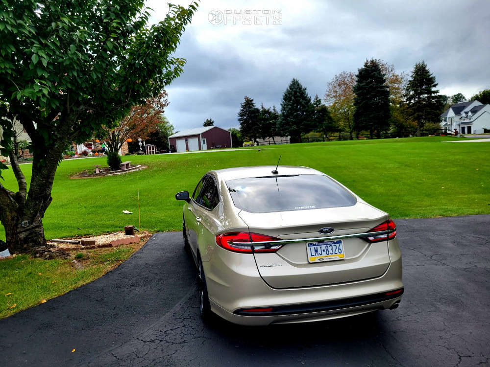 2017 Ford Fusion with 18x8 35 Mazzi Big Easy and 235/45R18 Vercelli ...