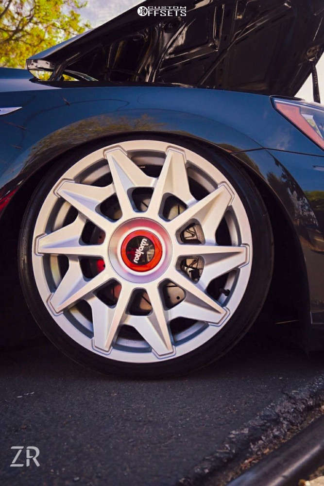 2017 Volkswagen Passat with 19x8.5 35 Rotiform Forged Cvt and 205/35R19 Firestone Firehawk Indy ...