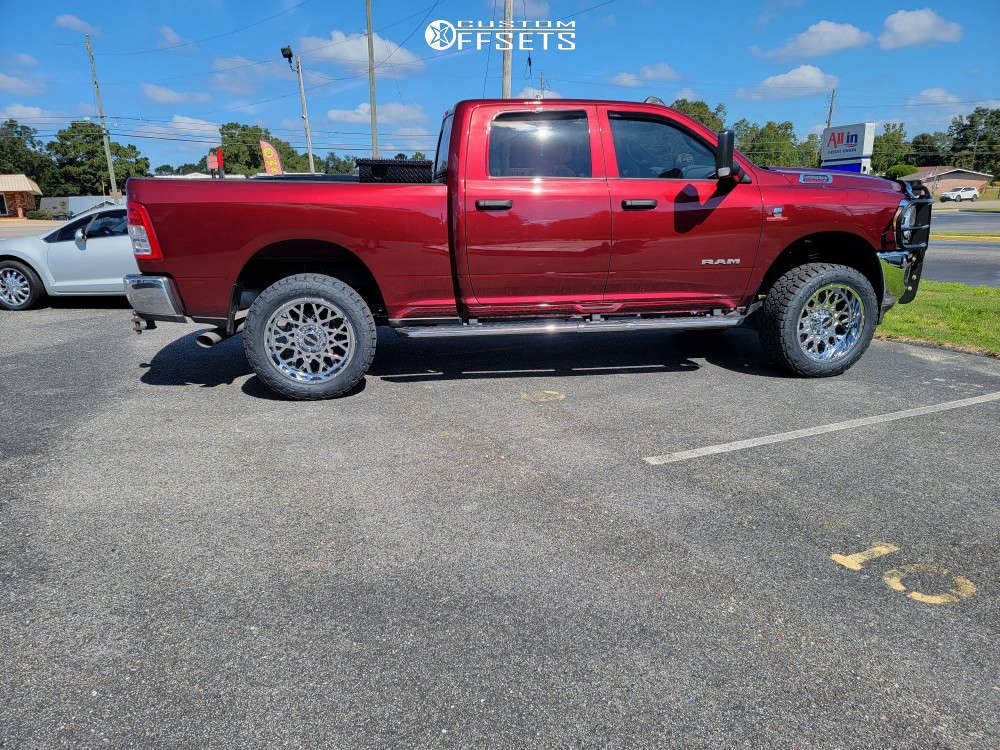 2021 Ram 2500 with 22x10 -19 Vision Rocker and 35/12.5R22 Toyo Tires ...