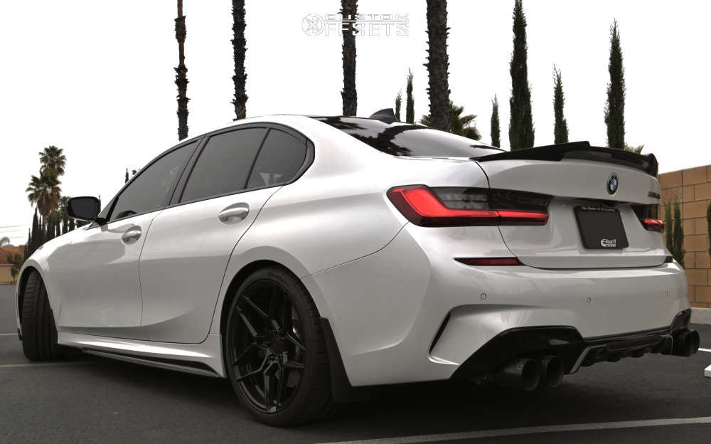 2020 BMW M340i with 19x8.5 35 Rohana Rfx11 and 255/35R19 Continental ...