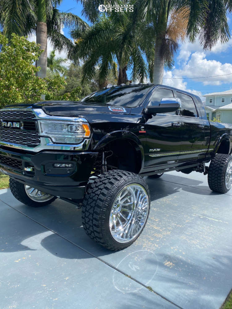 2021 Ram 2500 with 28x16 -112 American Force Nemesis Cc and 40/15.5R28 ...
