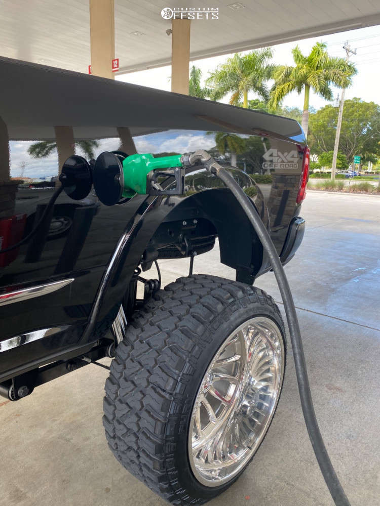 2021 Ram 2500 with 28x16 -112 American Force Nemesis Cc and 40/15.5R28 ...