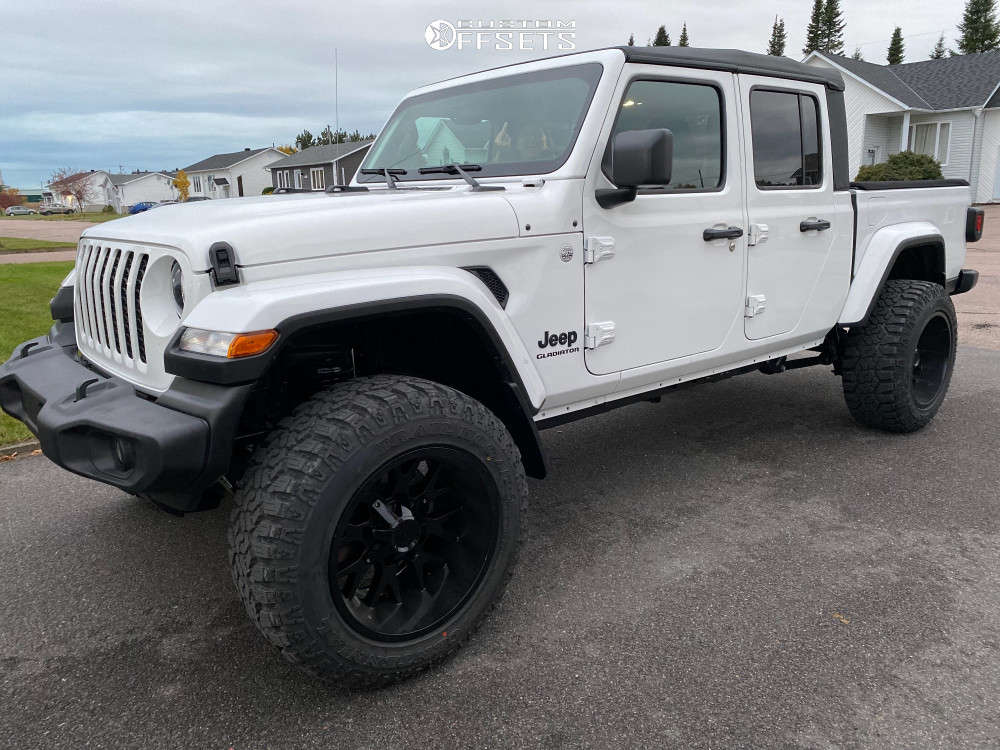 2021 Jeep Gladiator with 20x12 -44 Hardrock Affliction and 35/12.5R20 ...
