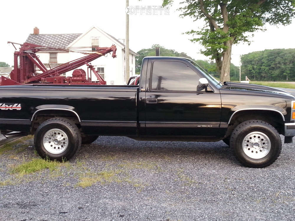 1993 Chevrolet K1500 with 20x12 -51 Vision Prowler 422 and 38/15.5R20 ...