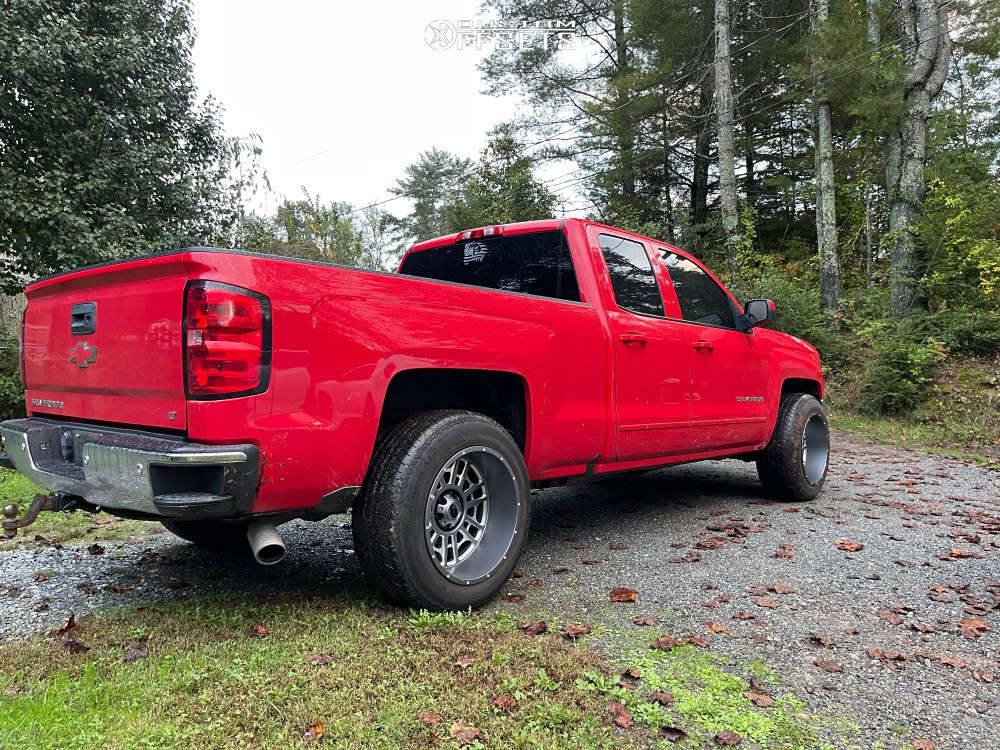 2017 Chevrolet Silverado 1500 with 20x12 -51 Vision Widow and 275/60R20 ...