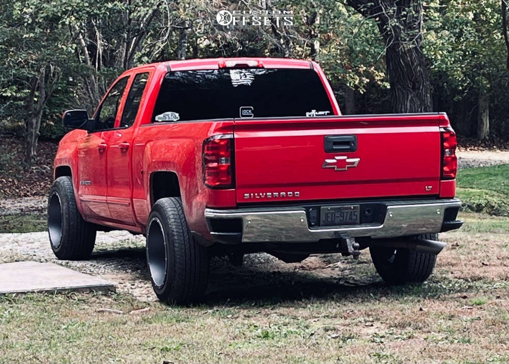2017 Chevrolet Silverado 1500 with 20x12 -51 Vision Widow and 275/60R20 ...