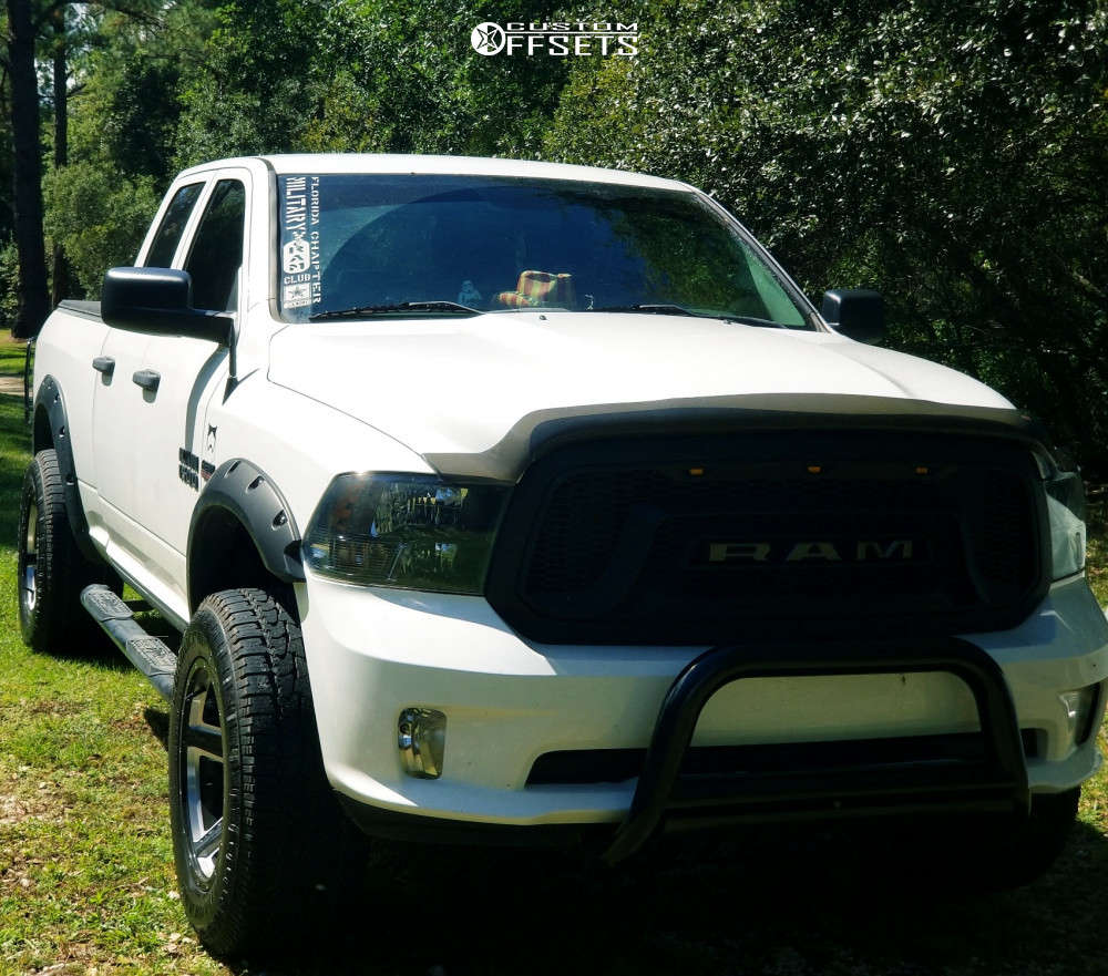 2018 Ram 1500 with 20x11.5 -44 Vision Empire and 35/12.5R20 Nankang ...