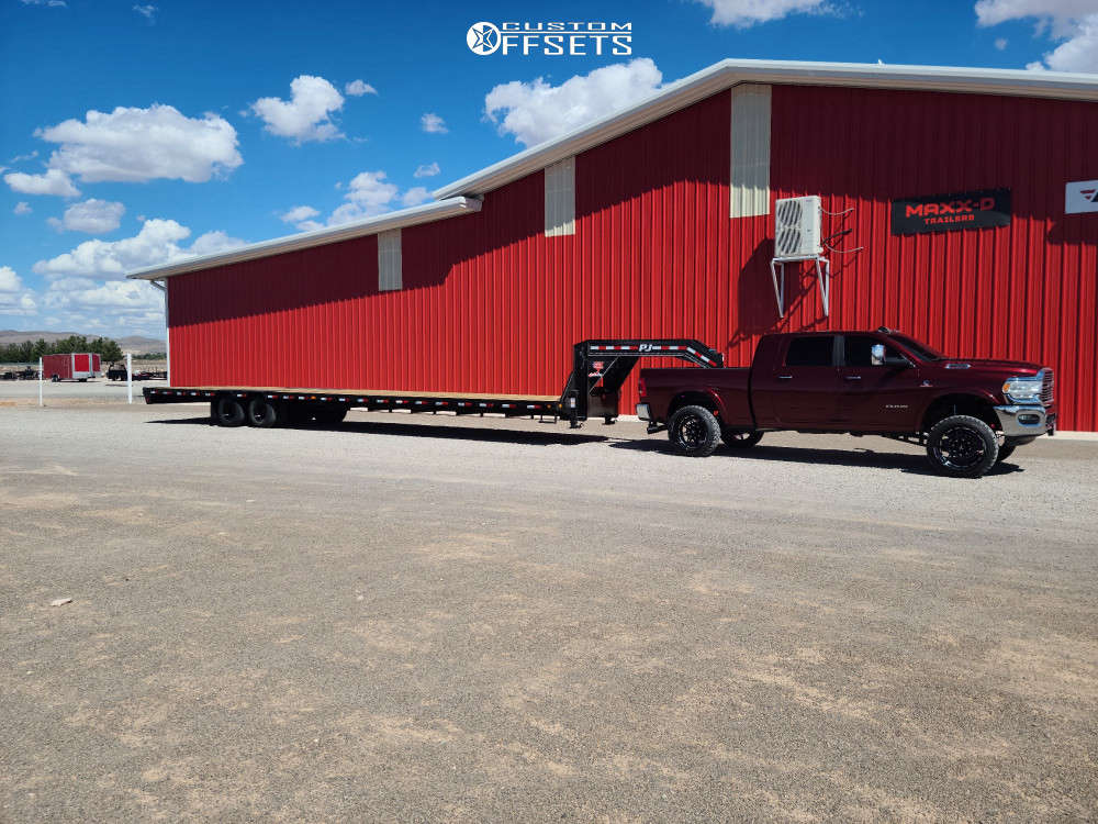 2020 Ram 2500 with 24x14 -76 KG1 Forged Kala and 35/12.5R24 Fury ...