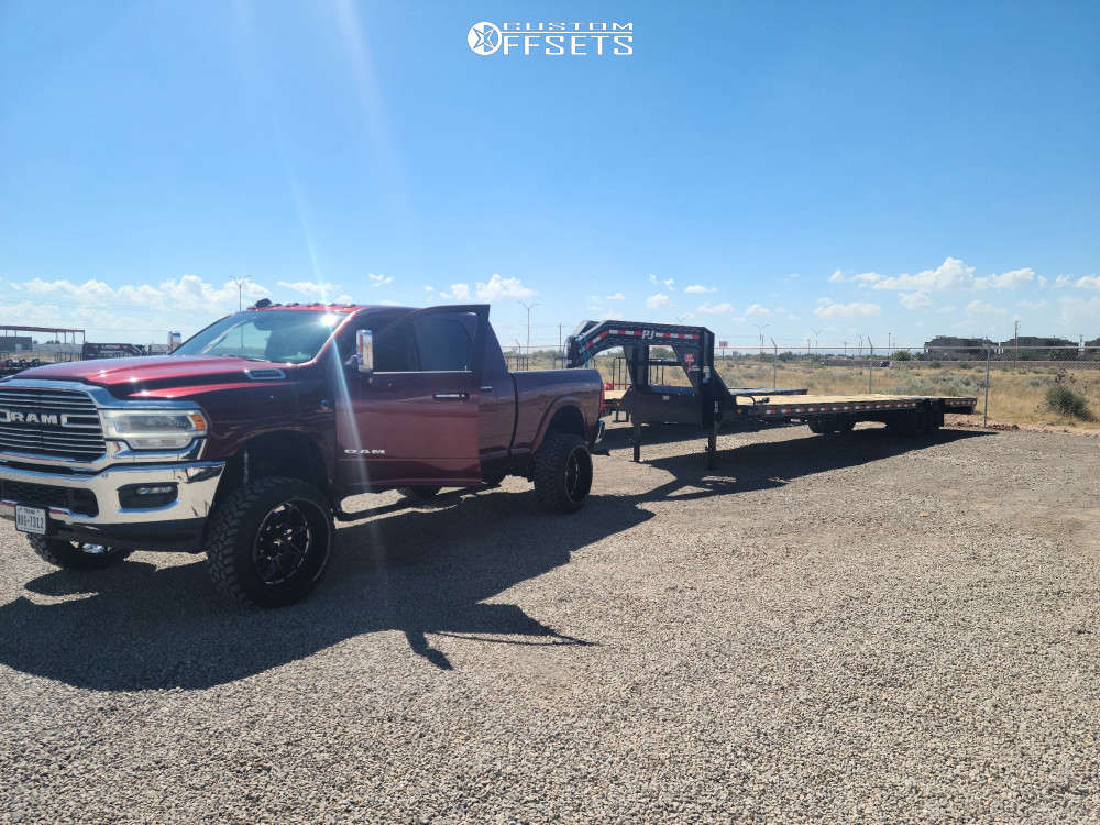 2020 Ram 2500 with 24x14 -76 KG1 Forged Kala and 35/12.5R24 Fury ...