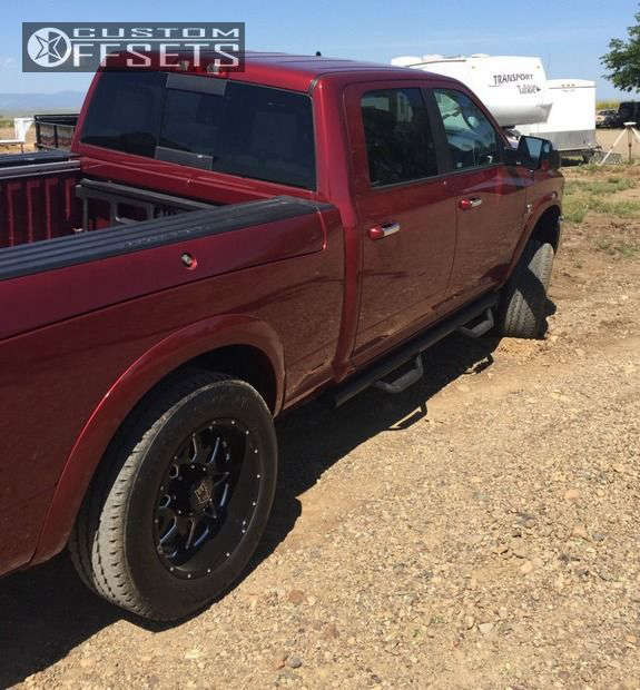 2014 Ram 3500 with 20x10 -14 Axe Offroad 531 and 285/60R20 Firestone ...