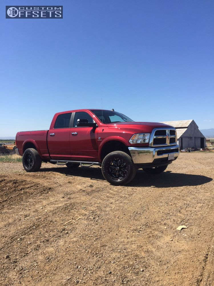 2014 Ram 3500 with 20x10 -14 Axe Offroad 531 and 285/60R20 Firestone ...