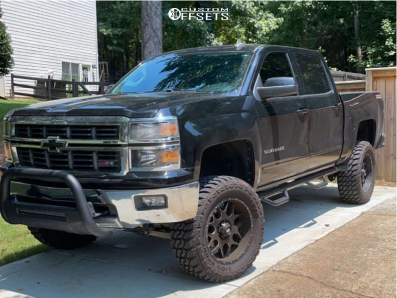 2015 Chevrolet Silverado 1500 with 20x10 -22 LRG 104 and 35/12.5R20 ...