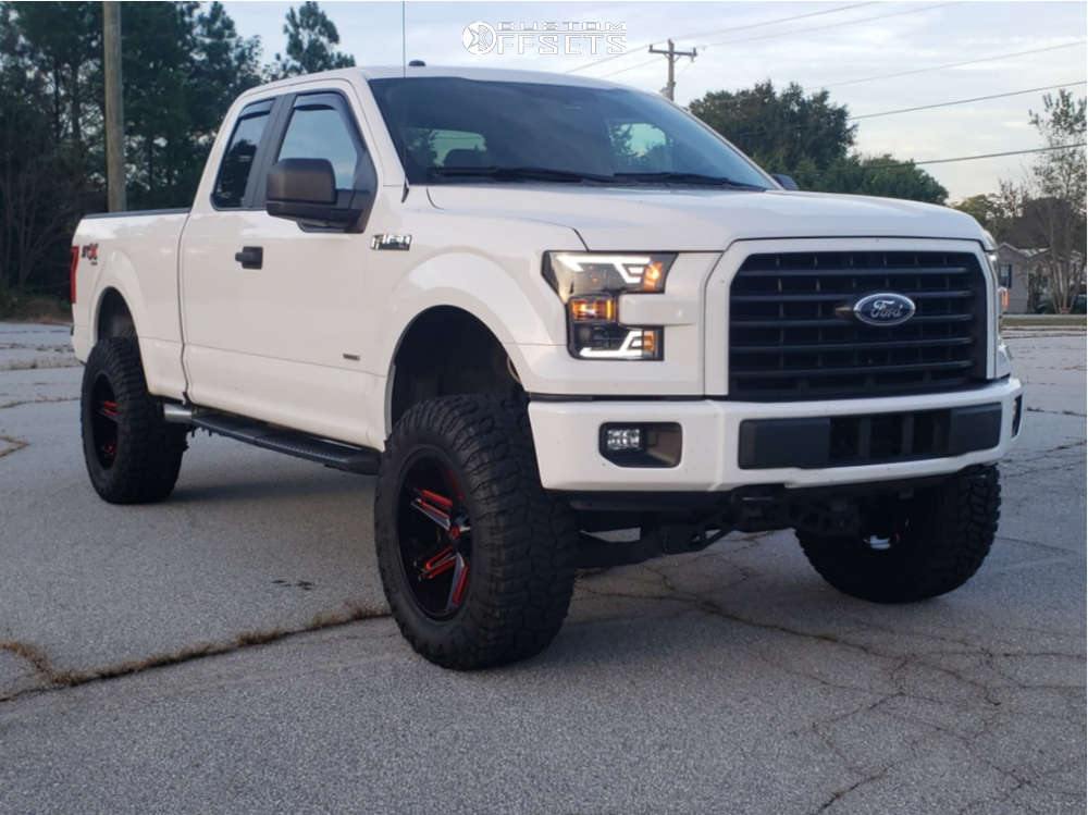 2017 Ford F-150 with 20x10 -25 Vision Razor and 35/12.5R20 Radar ...