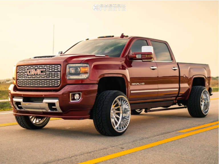 2019 GMC Sierra 2500 HD with 24x14 -90 American Force Morph Cc and 305 ...
