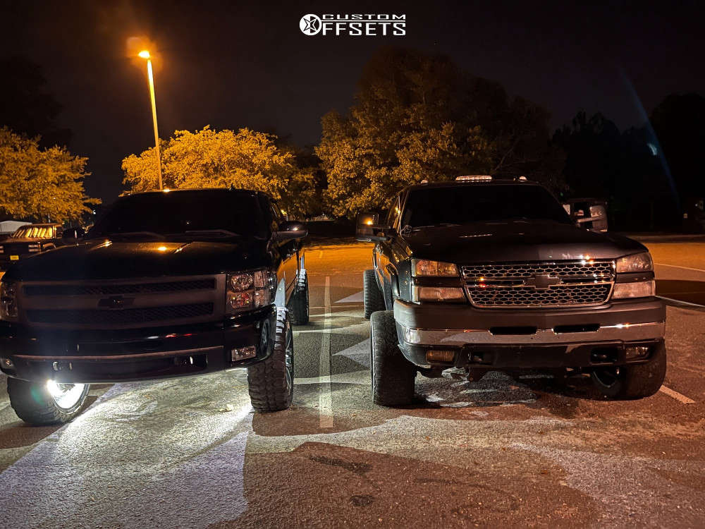 2004 Chevrolet Silverado 2500 HD with 22x12 -44 XF Offroad Xf-218 and ...