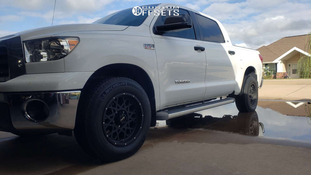 2008 Toyota Tundra with 18x9 -12 Vision Rocker 412 and 255/70R18 ...