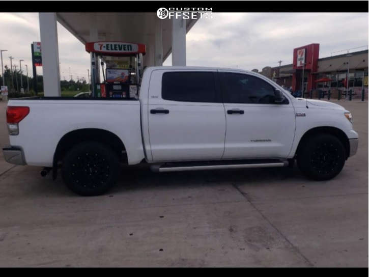 2008 Toyota Tundra with 18x9 -12 Vision Rocker 412 and 255/70R18 ...