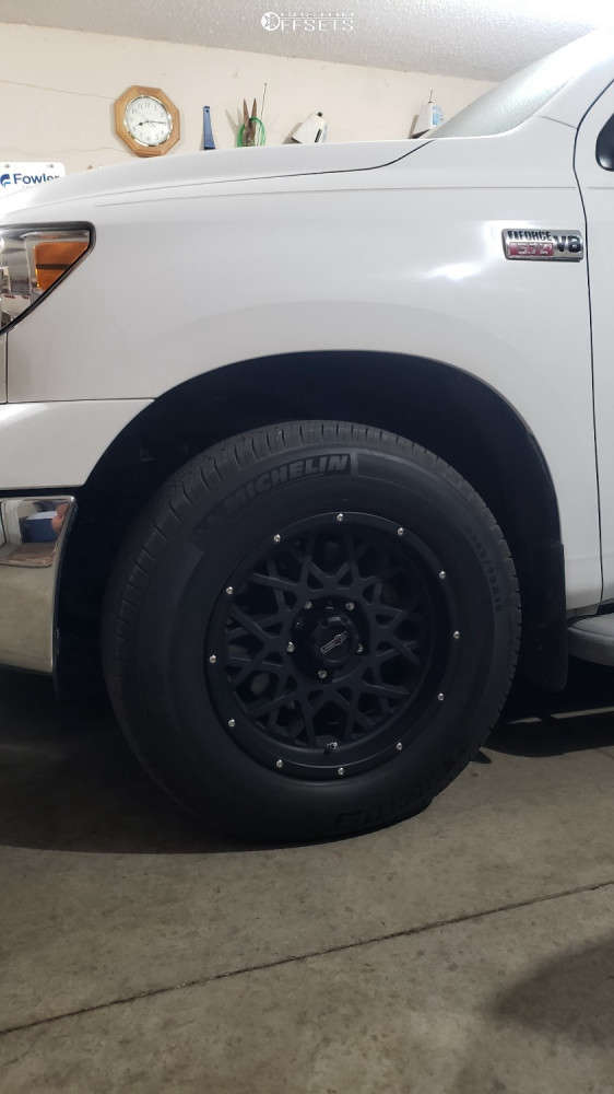 2008 Toyota Tundra with 18x9 -12 Vision Rocker 412 and 255/70R18 ...