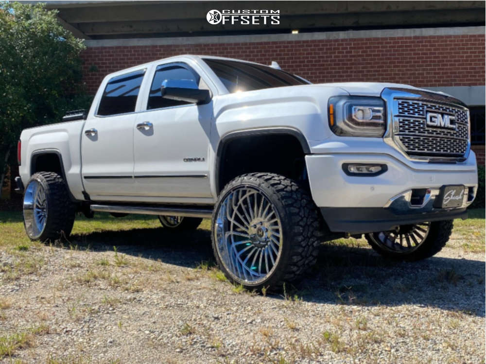 2016 GMC Sierra 1500 with 26x12 -44 Hardcore Offroad Hc17 and 35/13 ...