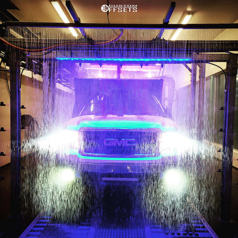 2007 GMC Sierra 1500 with 22x12 -44 Red Dirt Road Rd01 and 35/12.5R22 ...