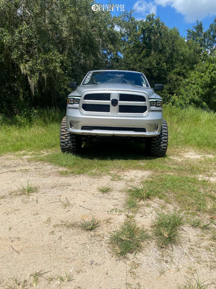2017 Ram 1500 with 24x14 -81 ARKON OFF-ROAD Lincoln and 375/40R24 ...