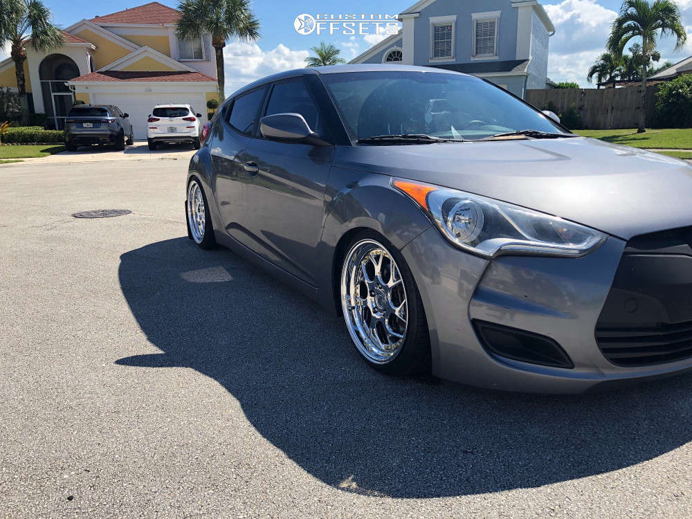 2016 Hyundai Veloster Wheel Offset Nearly Flush Coilovers | 1920203 ...