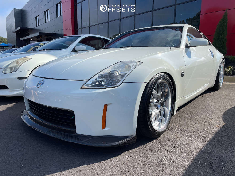 2004 Nissan 350Z Wheel Offset HellaFlush Coilovers | 1920517 | Custom ...