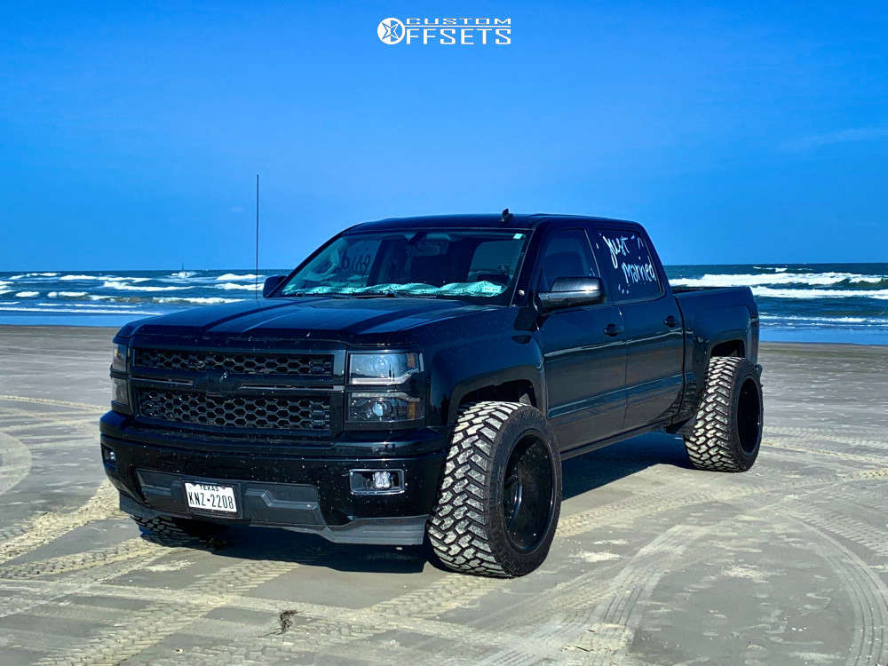 2014 Chevrolet Silverado 1500 with 22x14 -90 American Force Genesis Cc ...