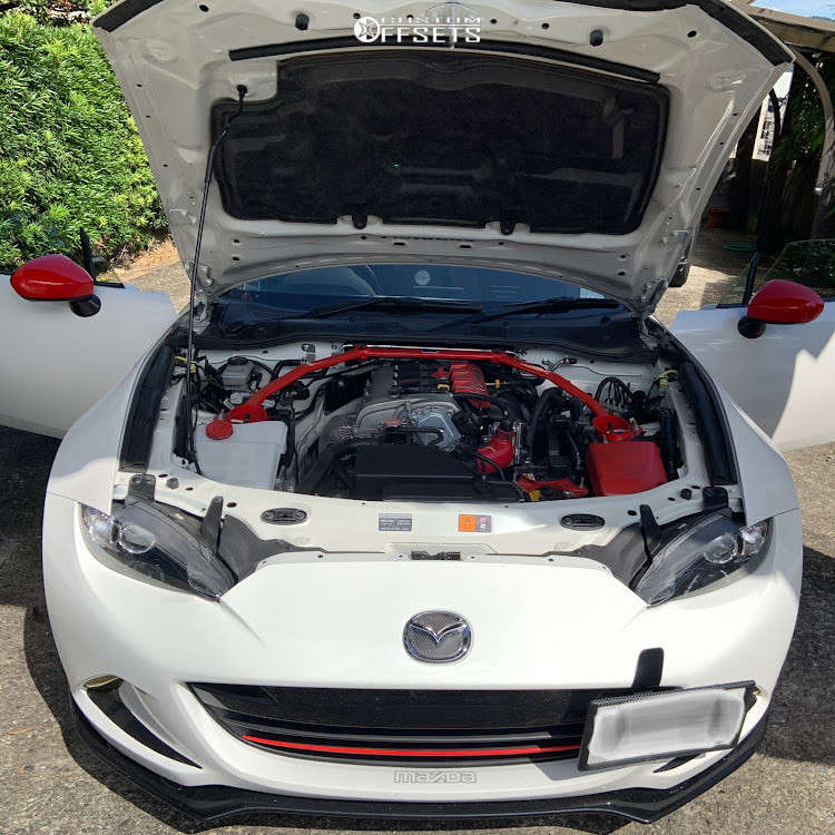 2016 Mazda MX-5 Miata with 17x7.5 37 Rays Engineering Te37 Saga Time ...