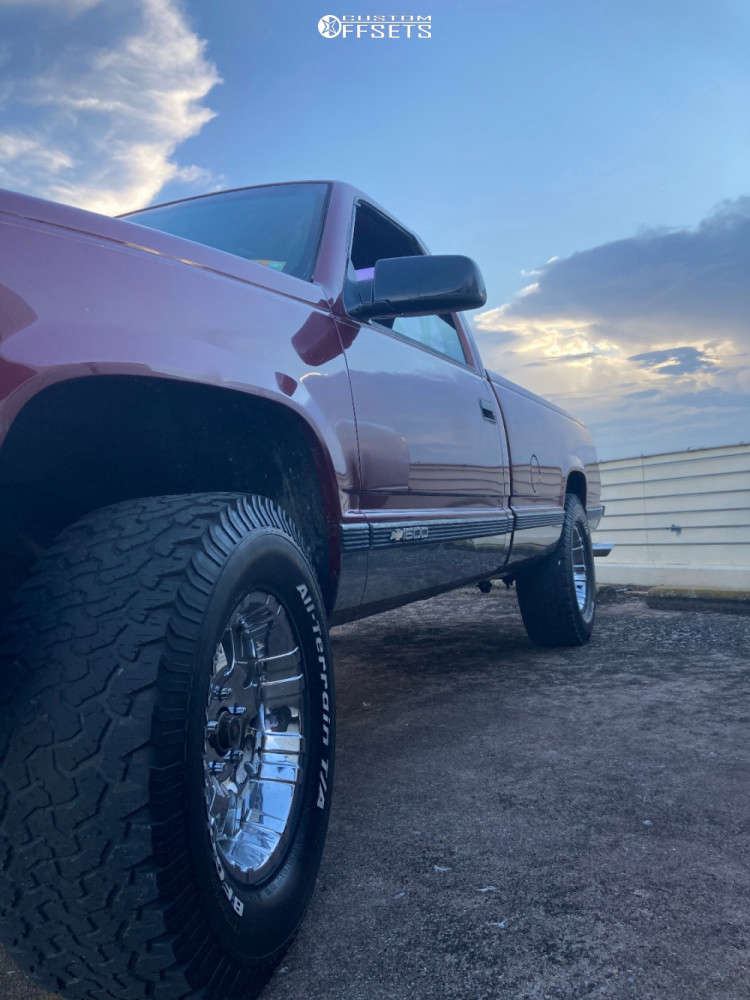 1996 Chevrolet C1500 with 17x9 -6 Pro Comp 01 and 305/65R17 BFGoodrich ...