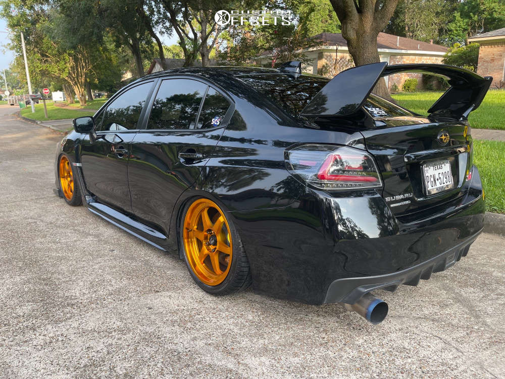 2020 Subaru WRX STI with 18x9 30 Cosmis Racing Xt-006r and 255/45R18 ...