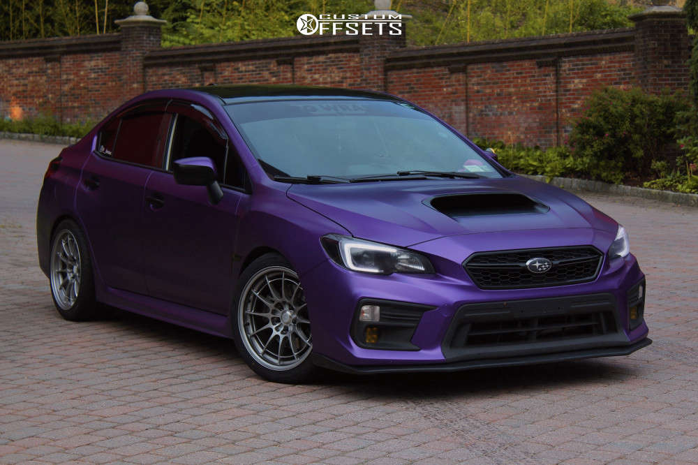 2020 Subaru WRX with 18x9.5 40 Enkei Nt03 and 265/35R18 Hankook Ventus ...