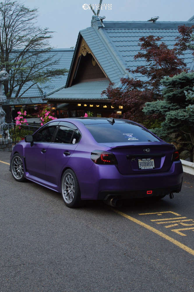 2020 Subaru WRX with 18x9.5 40 Enkei Nt03 and 265/35R18 Hankook Ventus ...