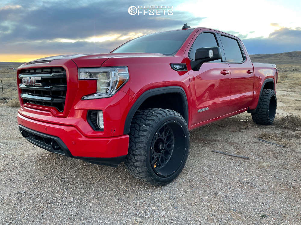 2020 GMC Sierra 1500 with 22x12 -51 Vision Rocker and 33/12.5R22 ...